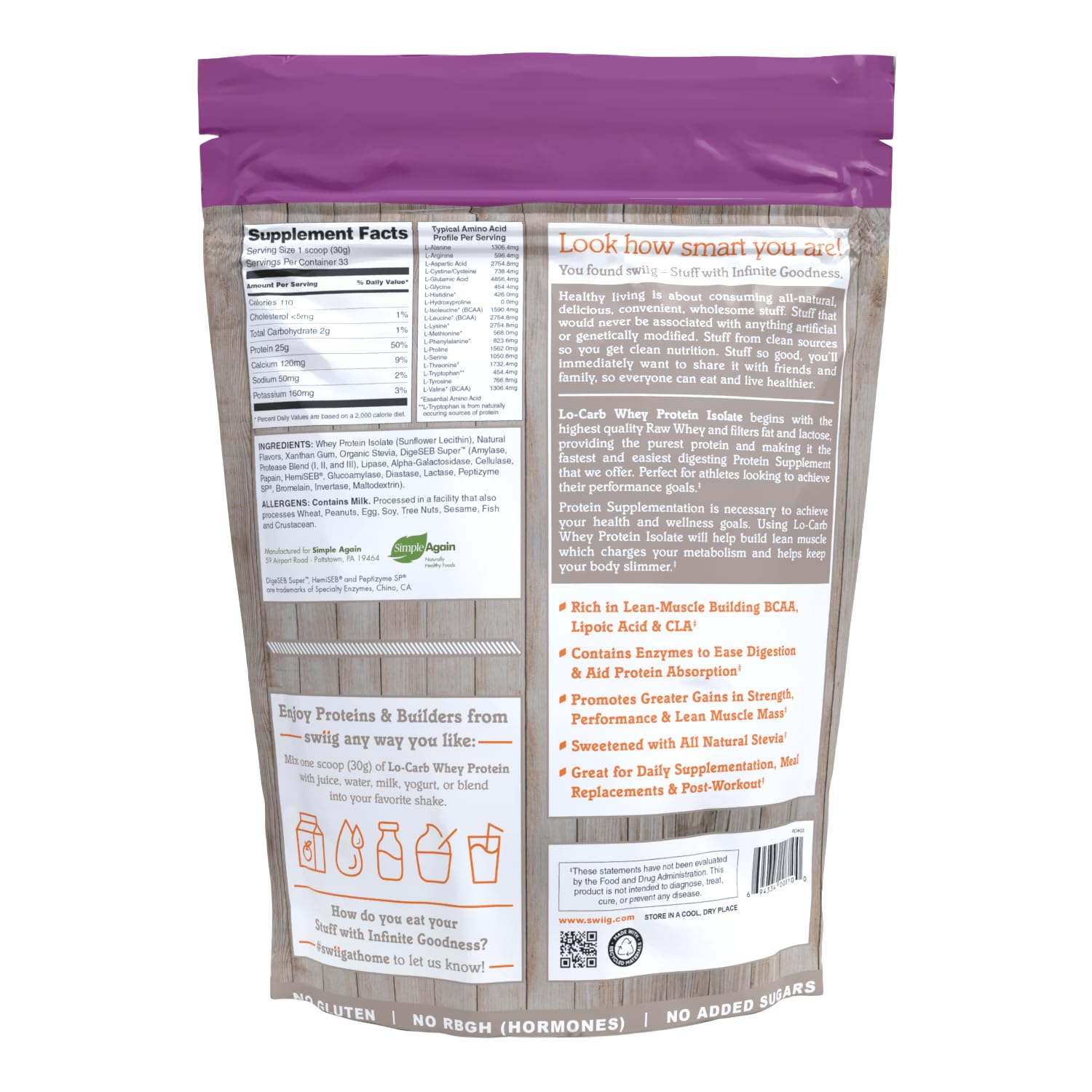 swiig protein powder for healthy lifestyle