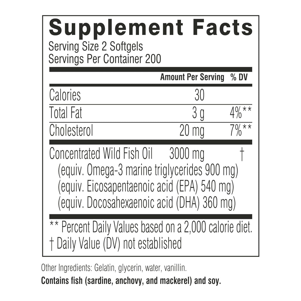 Swisse fish oil for overall wellness