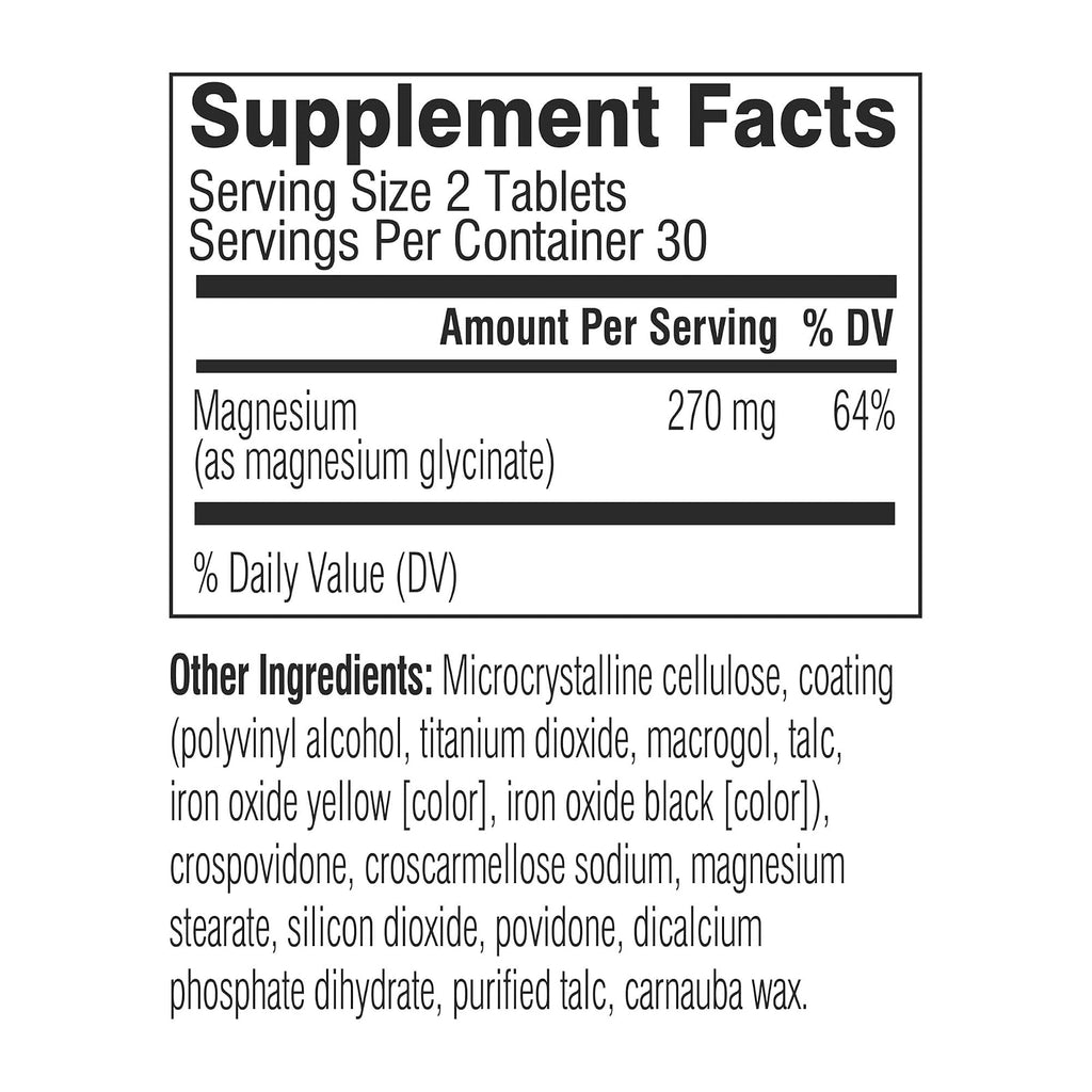 Swisse magnesium glycinate helps reduce fatigue