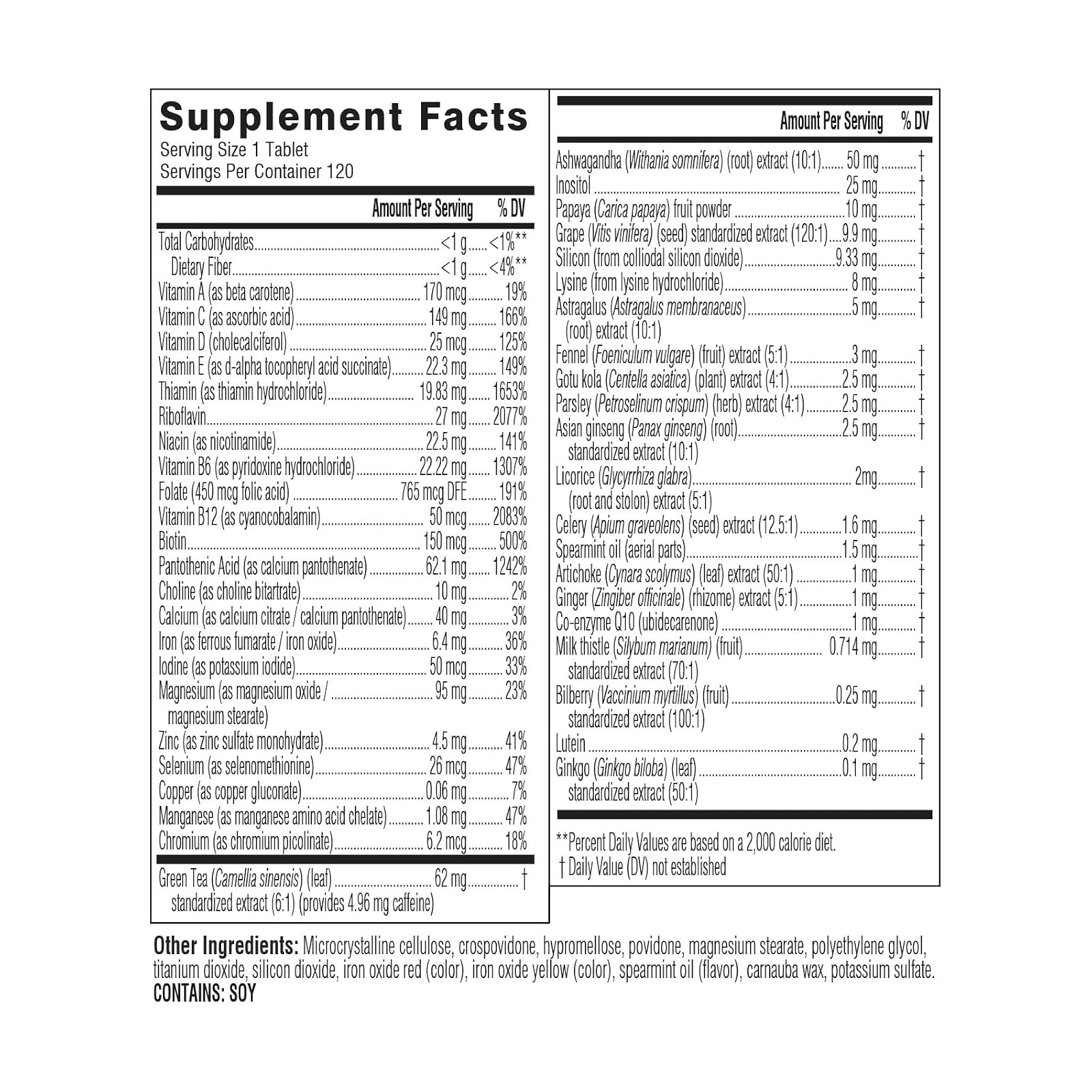 Swisse multivitamin for immune health