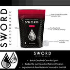 SWORD PERFORMANCE orange electrolyte drink for workouts