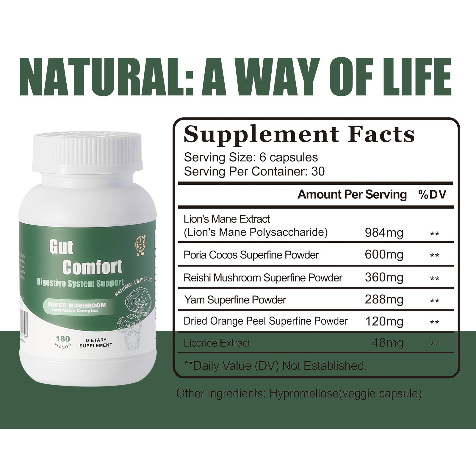 SXG Lions Mane health benefits