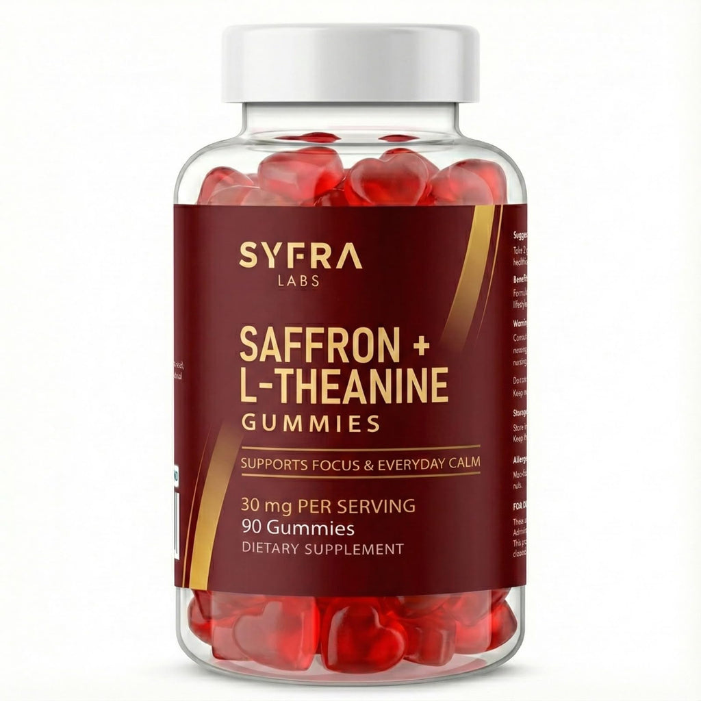 Syfra Labs saffron gummies for relaxation