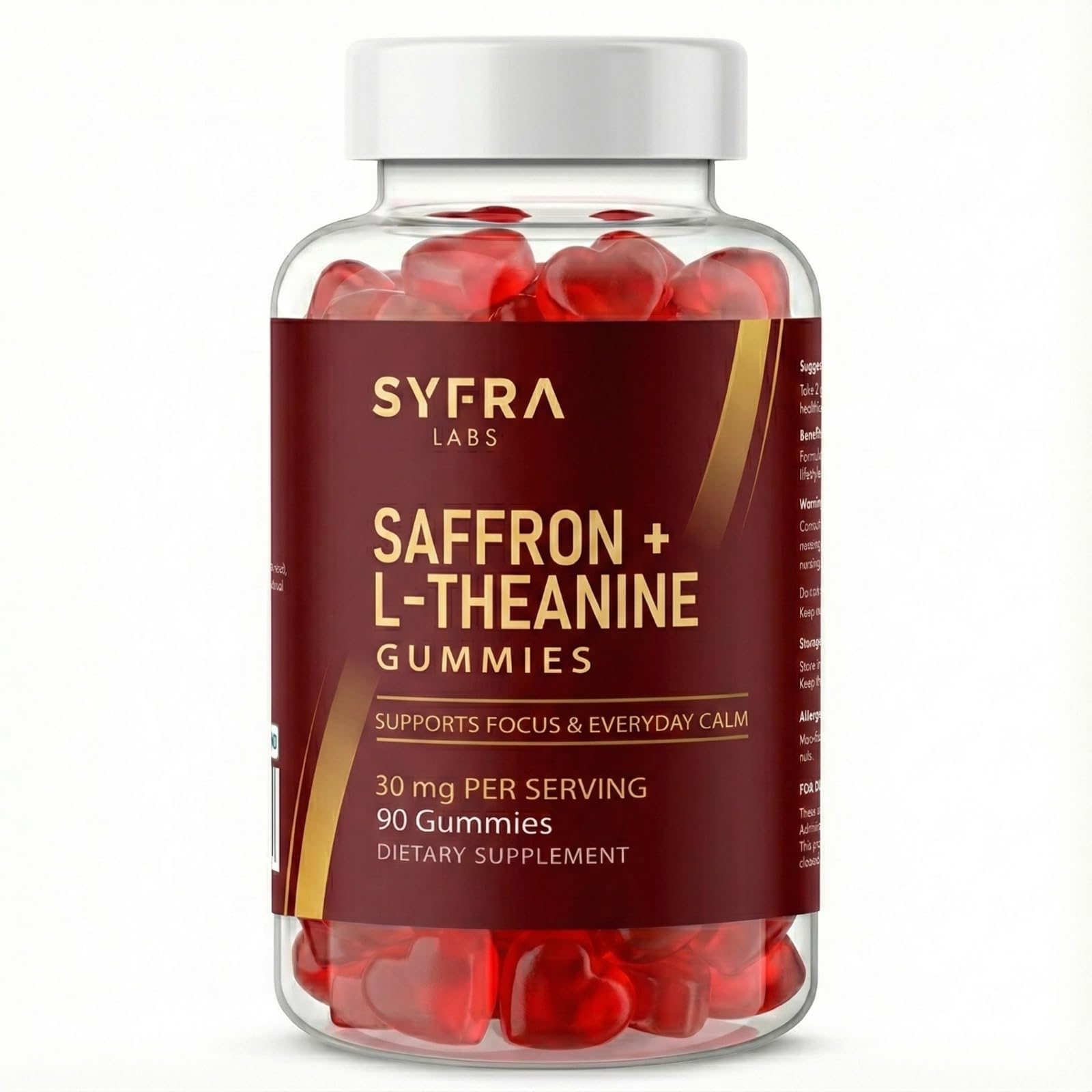 Syfra Labs saffron gummies for relaxation