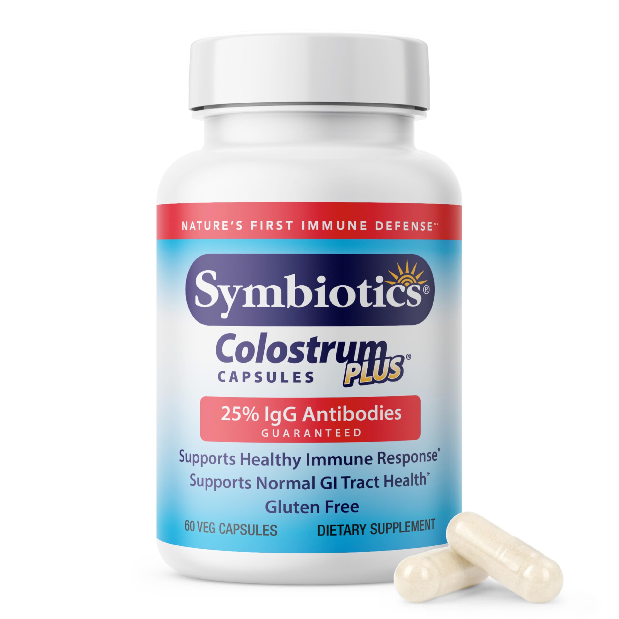 Symbiotics colostrum capsules for immunity