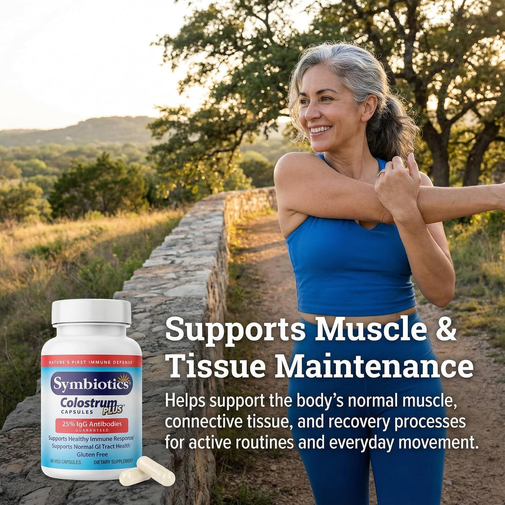 Symbiotics colostrum for men’s health