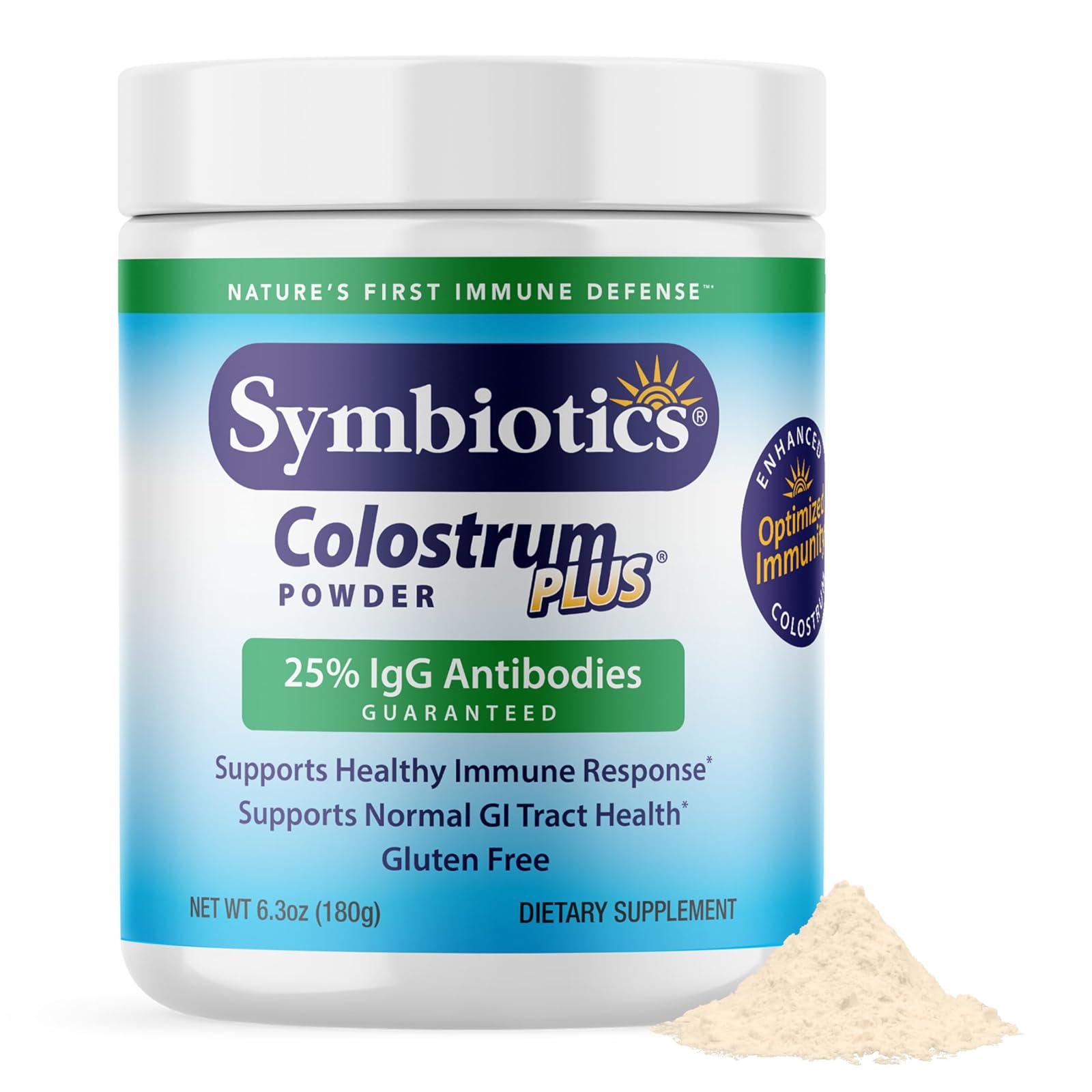 Symbiotics colostrum powder for immune support