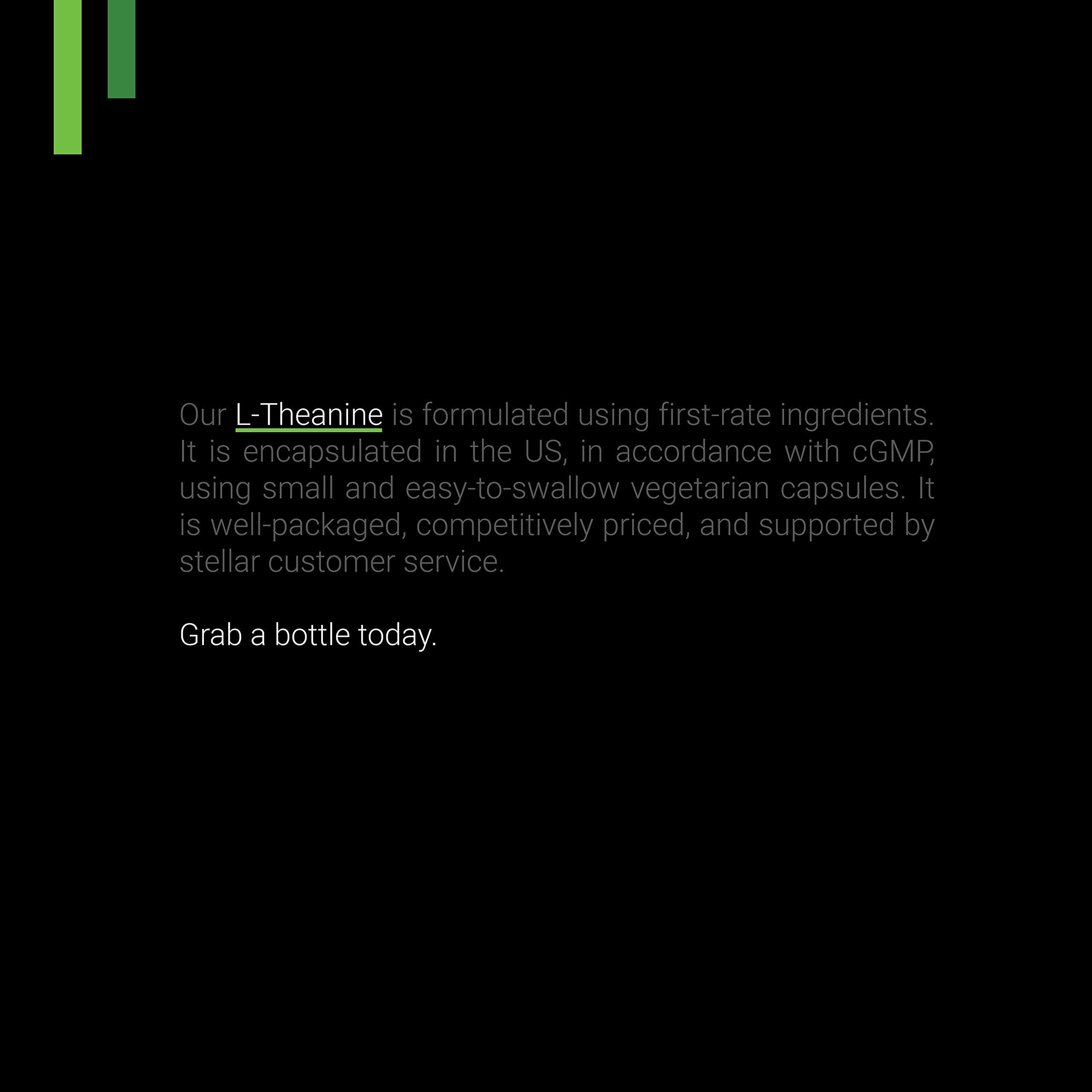 SYMNUTRITION L-Theanine for better sleep
