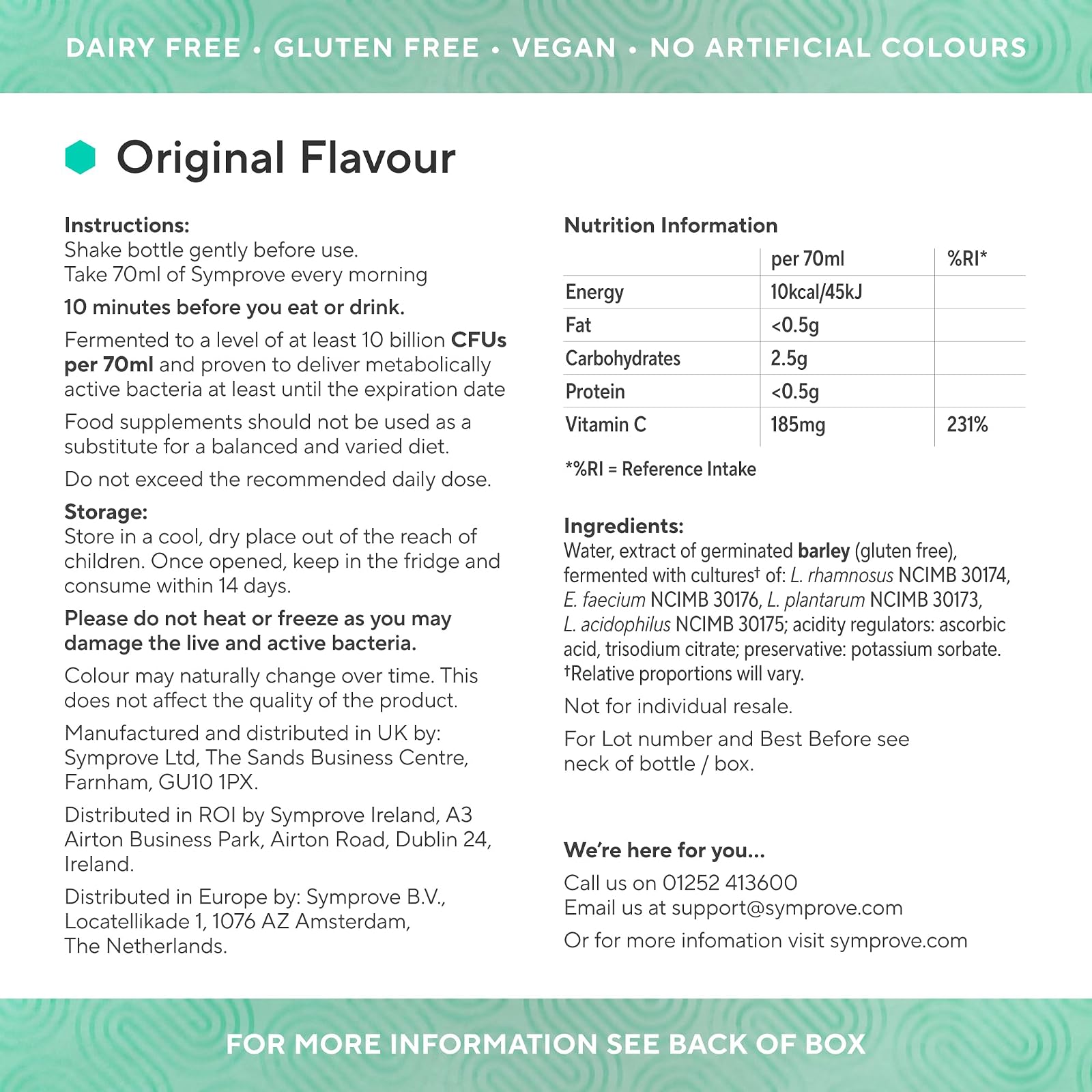 Symprove Original X 4 for immune health