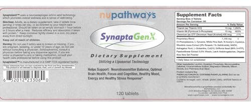 SynaptaGenX blended vitamin & mineral supplements