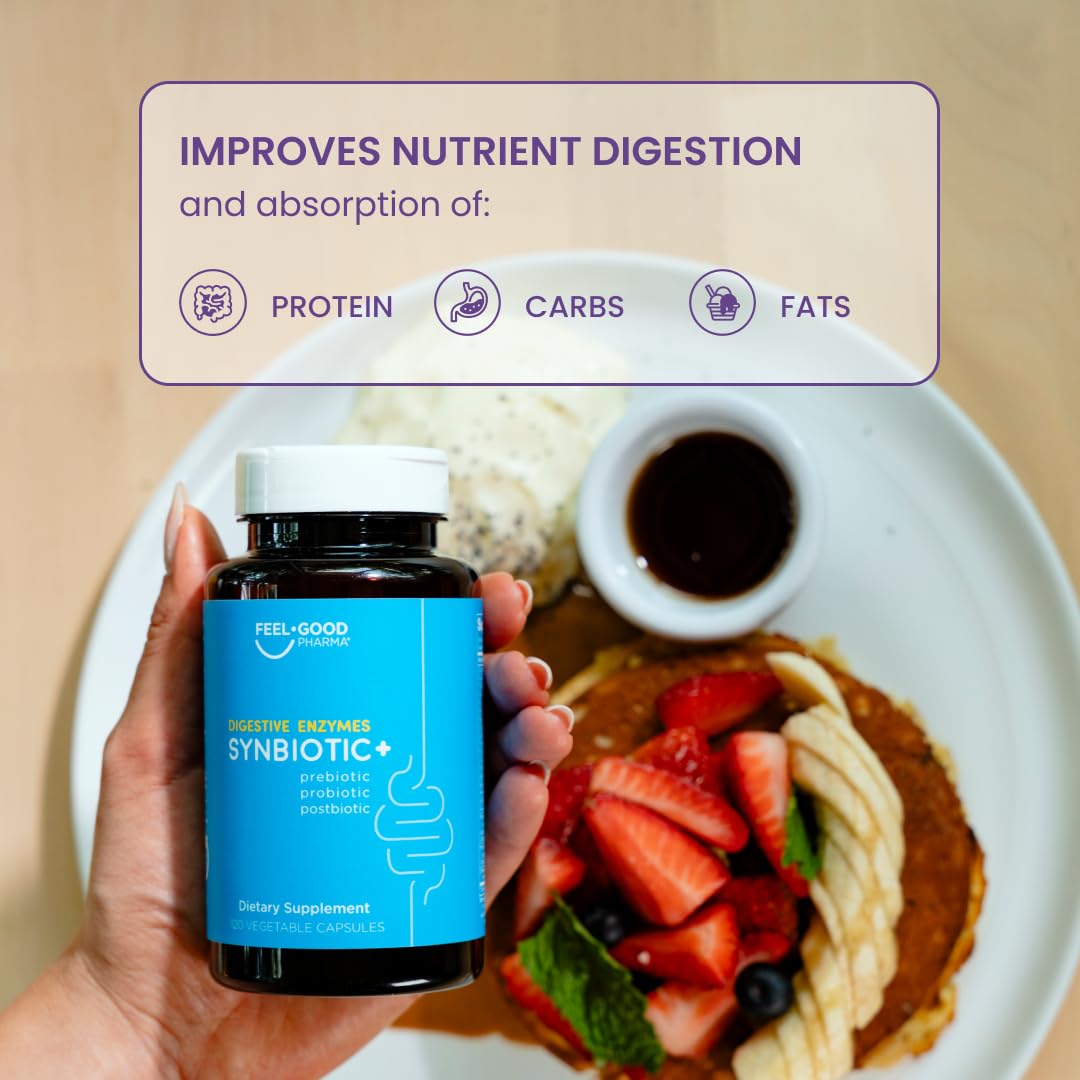 Synbiotic capsules for healthy digestion