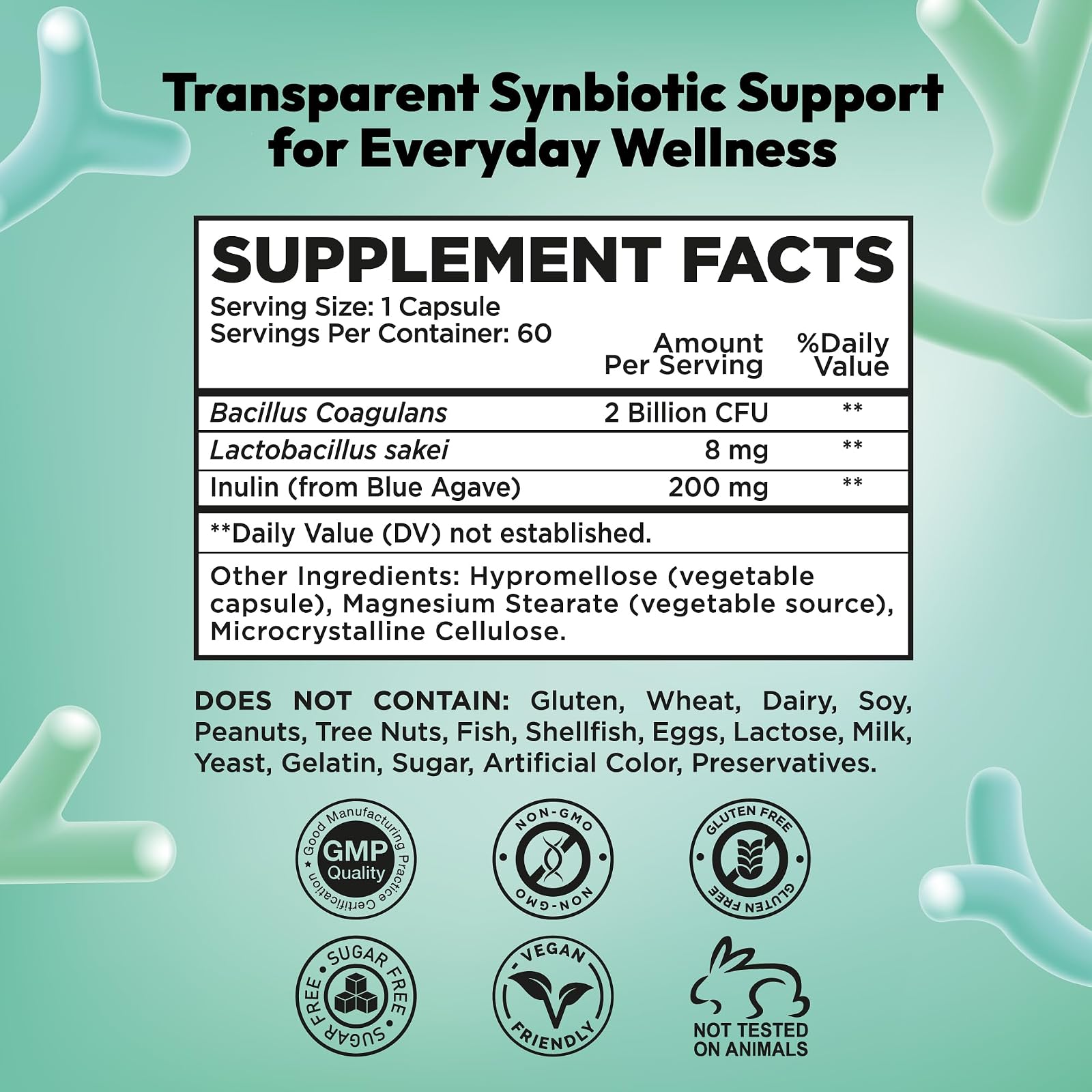 Synbiotics for improved digestion