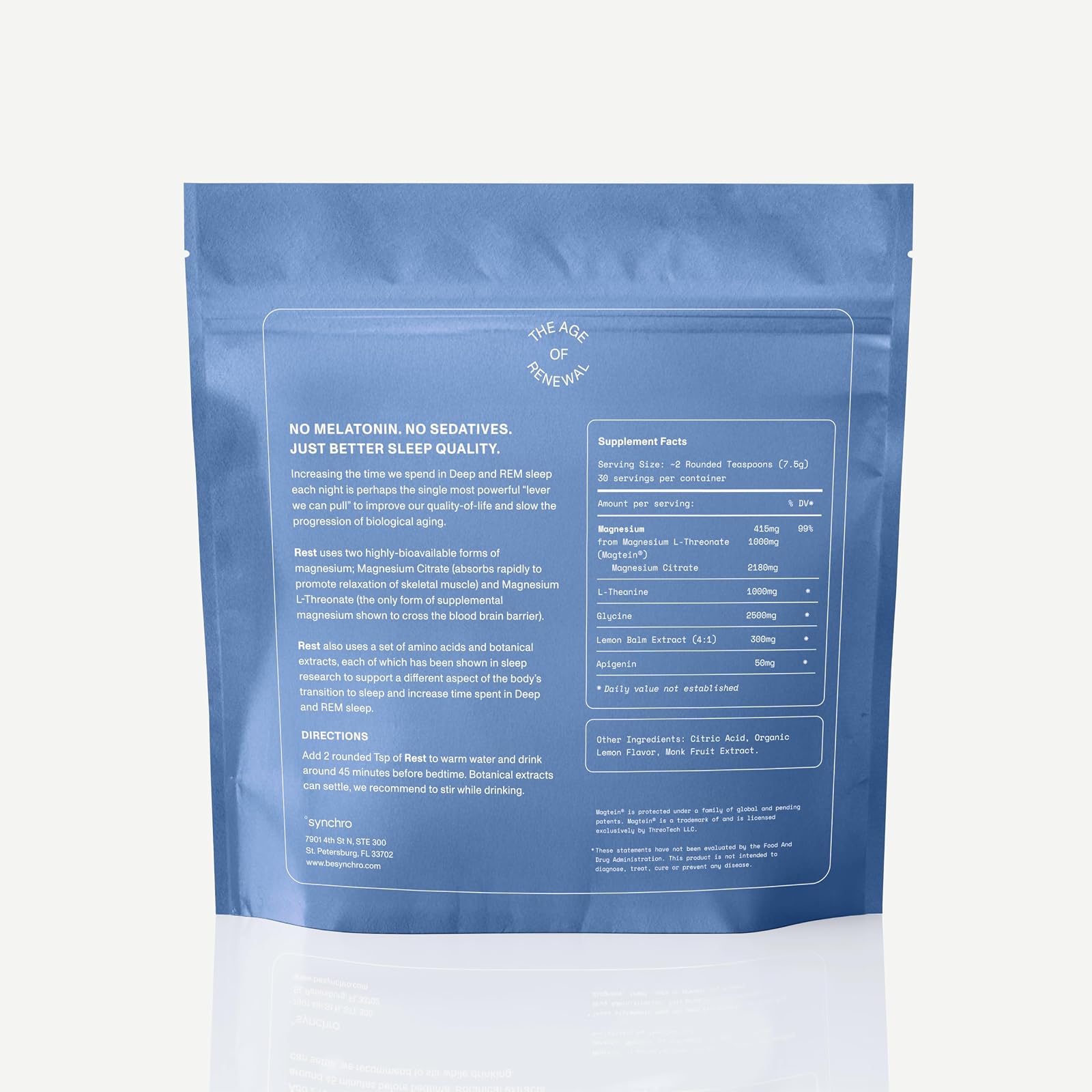 Synchro Rest powder for daily energy
