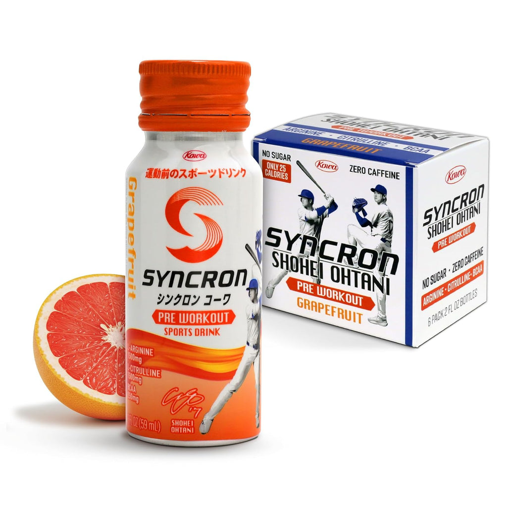 Syncron pre-workout drink grapefruit flavour