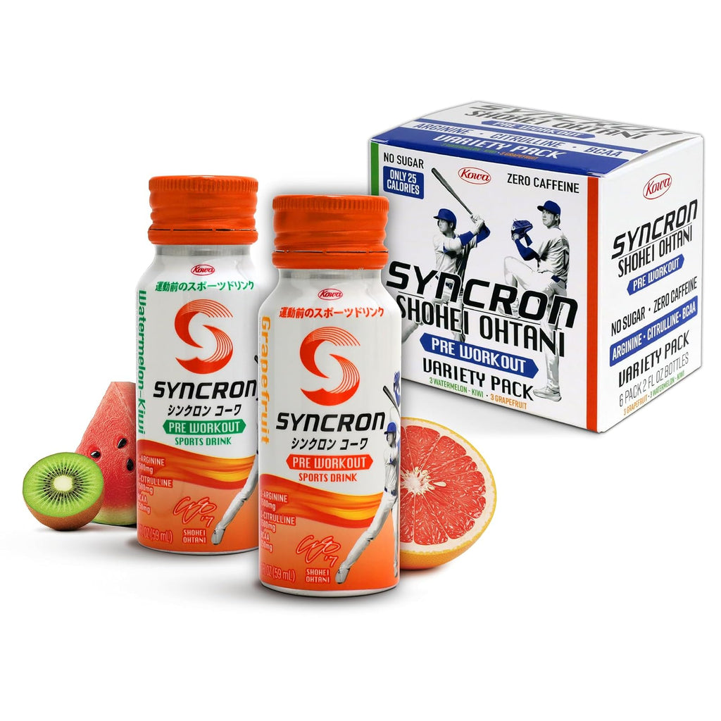 Syncron pre-workout drink variety pack