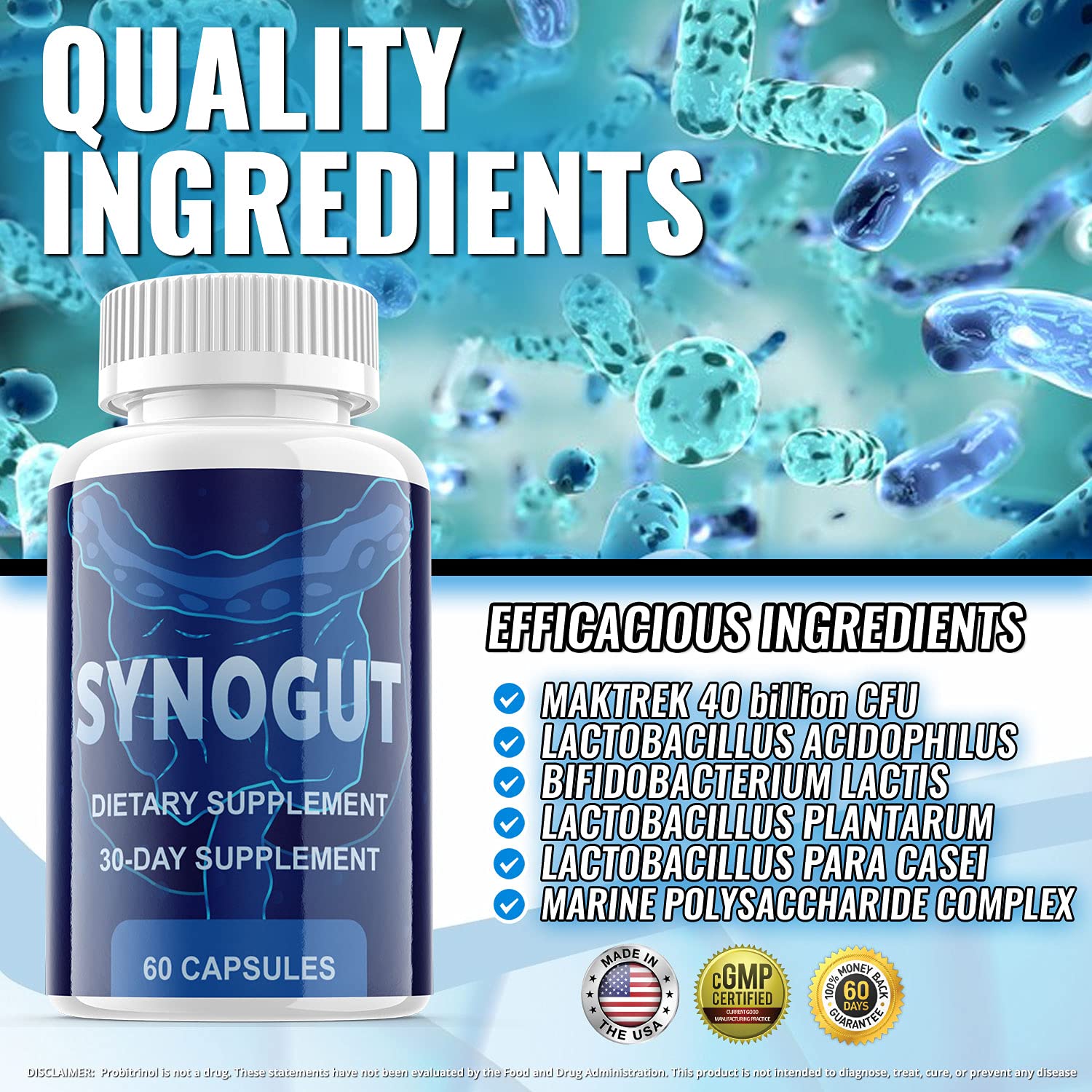 Synogut health supplements for vitality