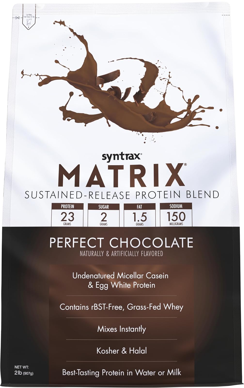 Syntrax whey protein chocolate flavour