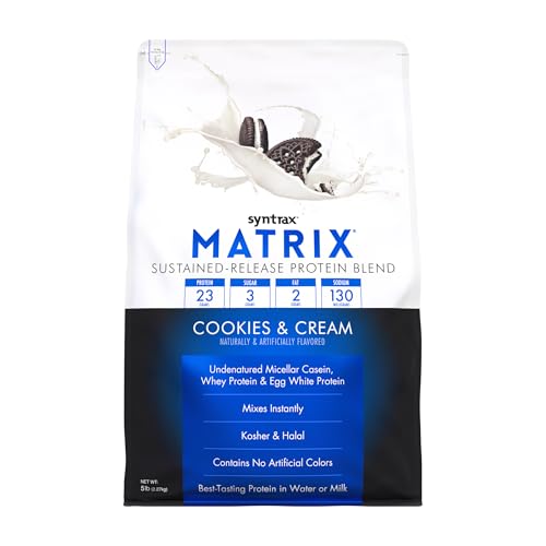 Syntrax whey protein cookies and cream