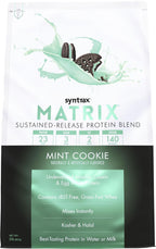 Syntrax whey protein mint cookie flavour