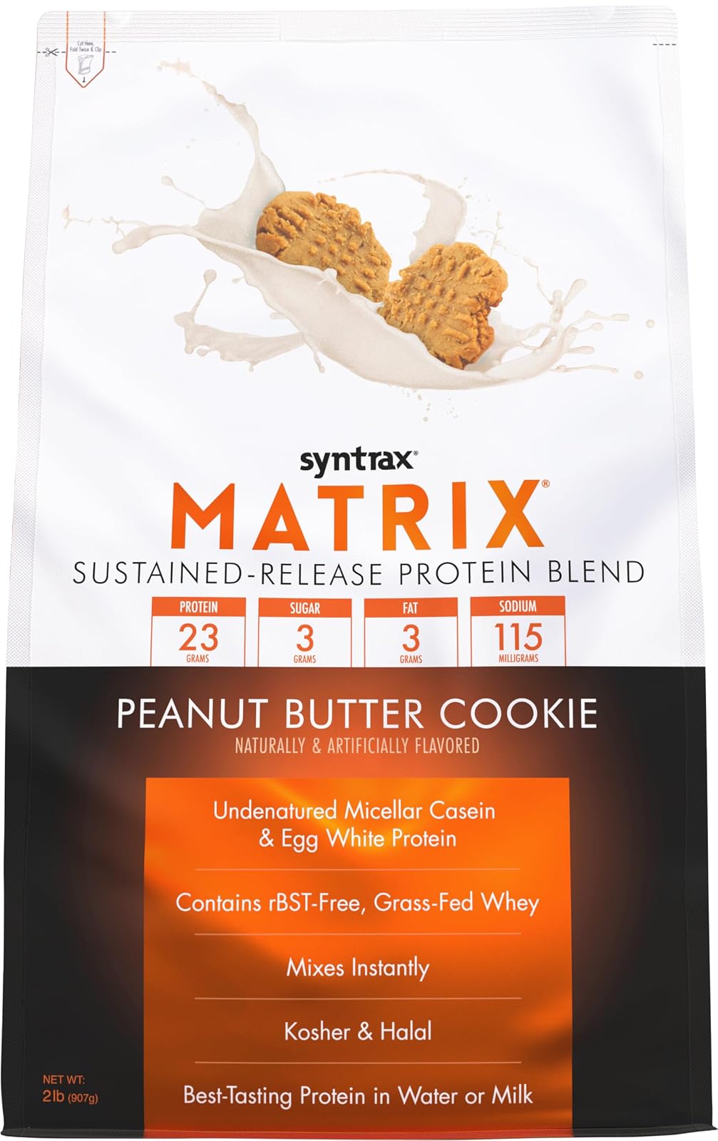 Syntrax whey protein peanut butter cookie