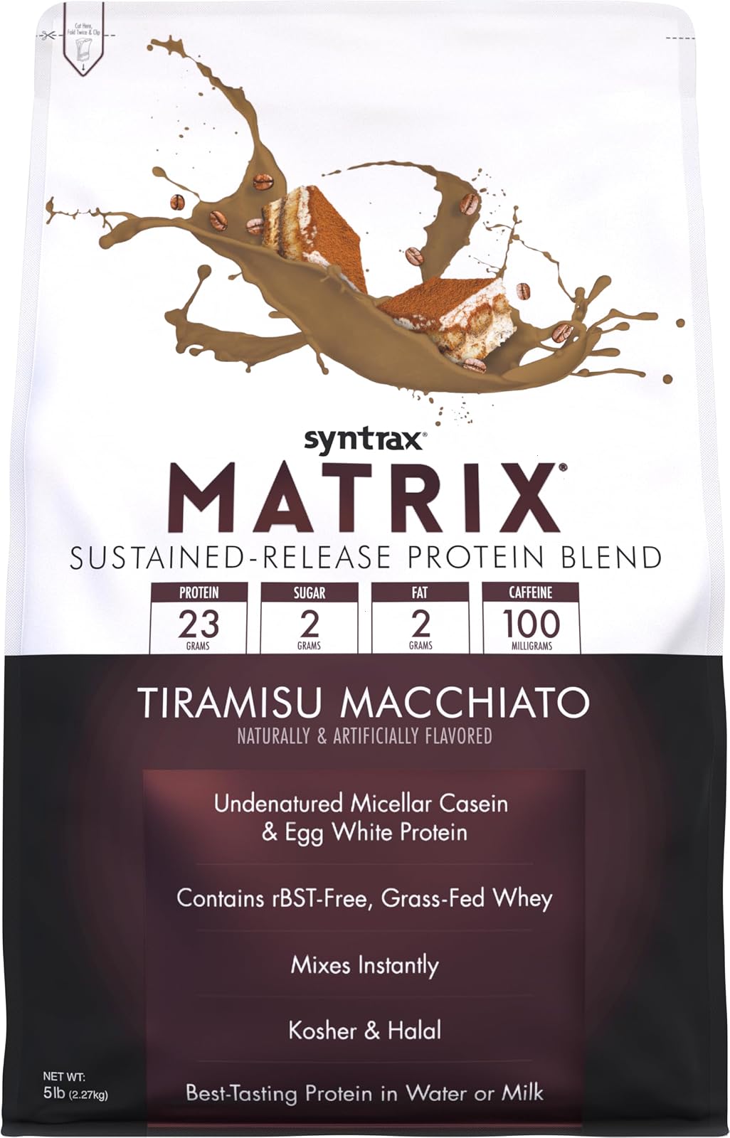 Syntrax whey protein tiramisu flavour