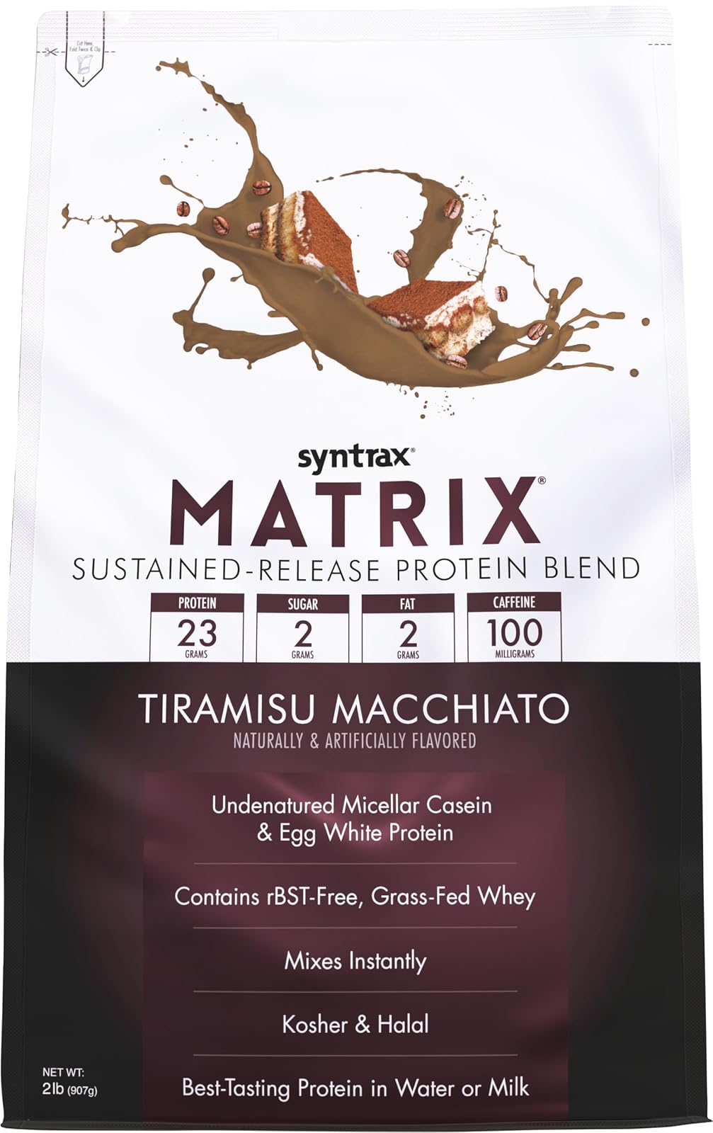 Syntrax whey protein tiramisu flavour