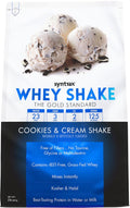 Syntrax whey shake cookies and cream flavor