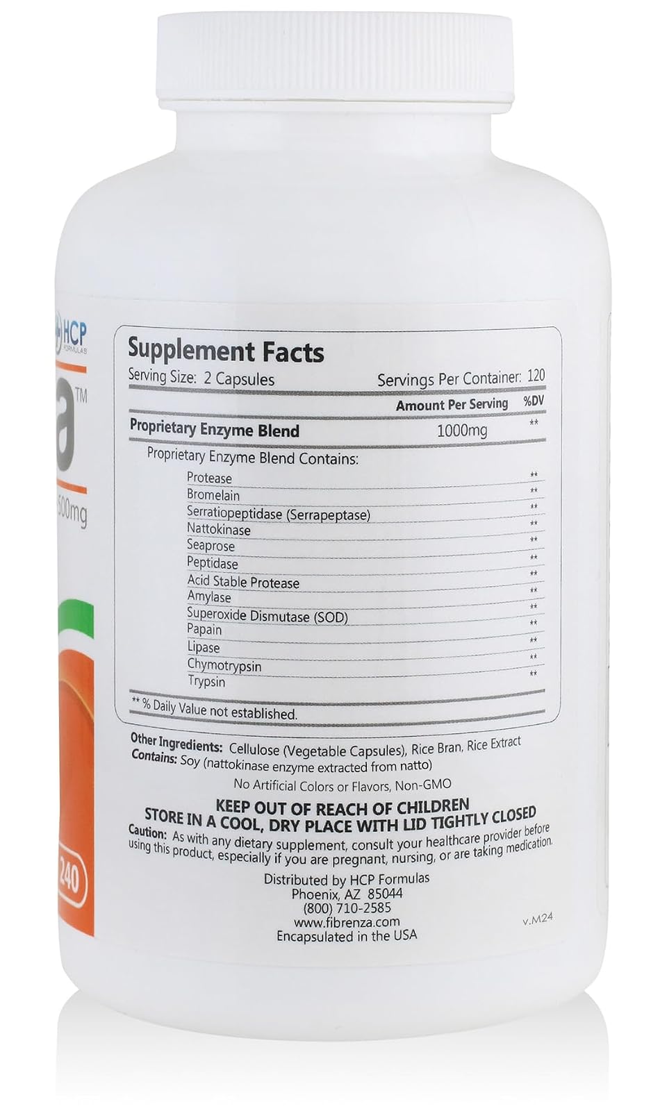 Systemic enzyme complex for digestion support