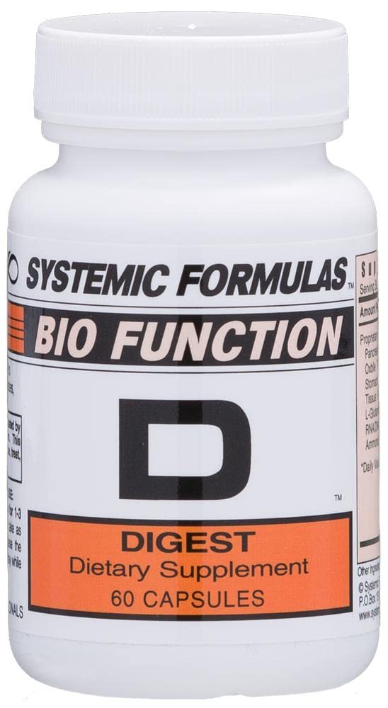 Systemic Formulas digestive enzymes support