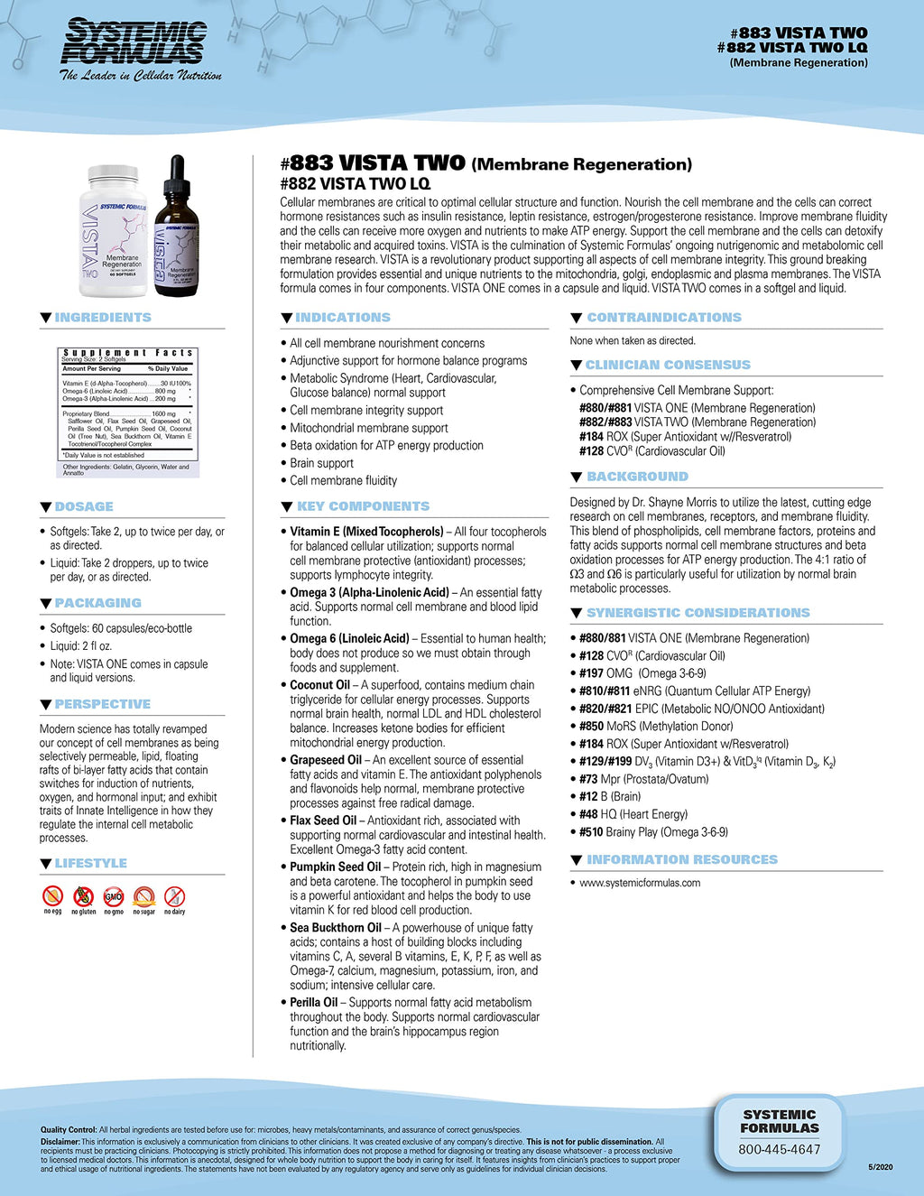 Systemic Formulas vitamin and mineral blend