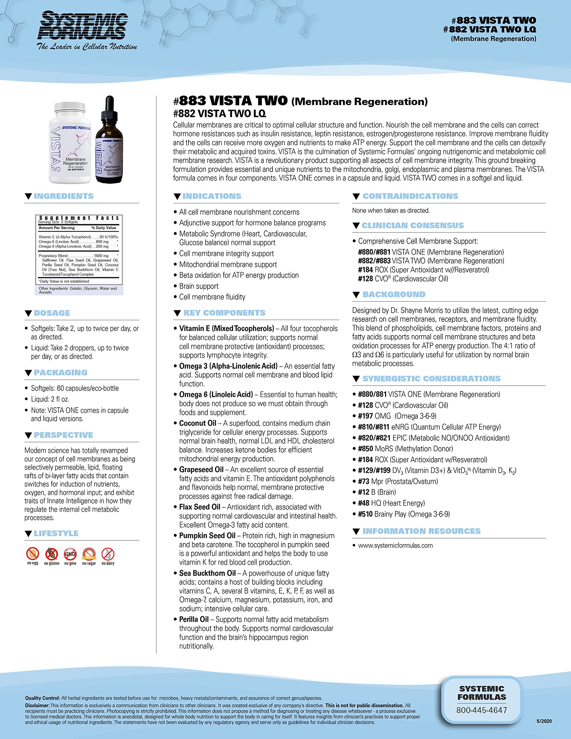 Systemic Formulas vitamin and mineral blend