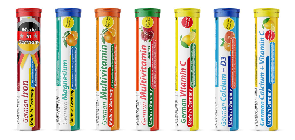 T&D German blended vitamin effervescent tablets