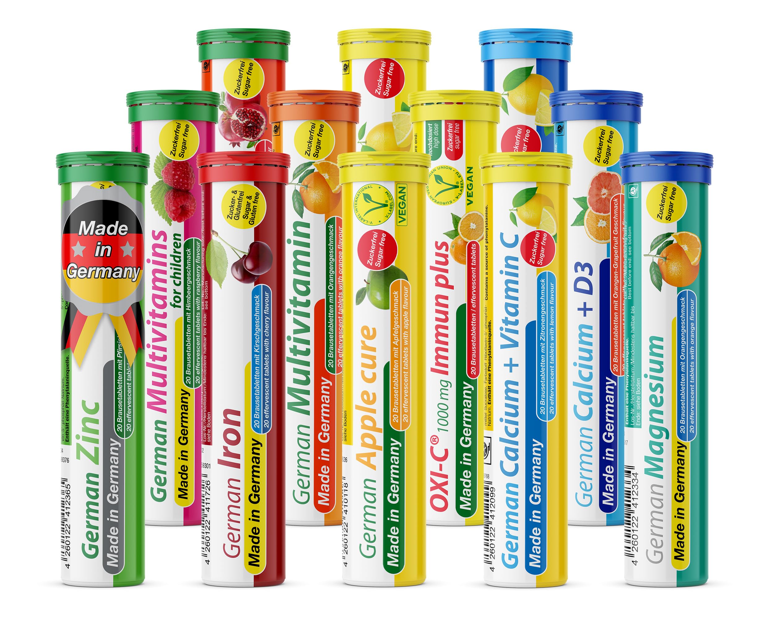 T&D German vegan effervescent tablets