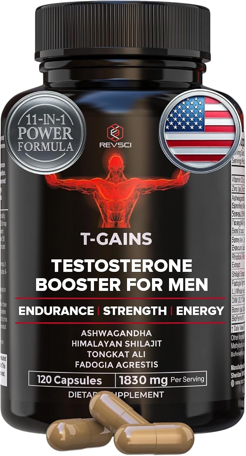 T-GAINS testosterone booster for men