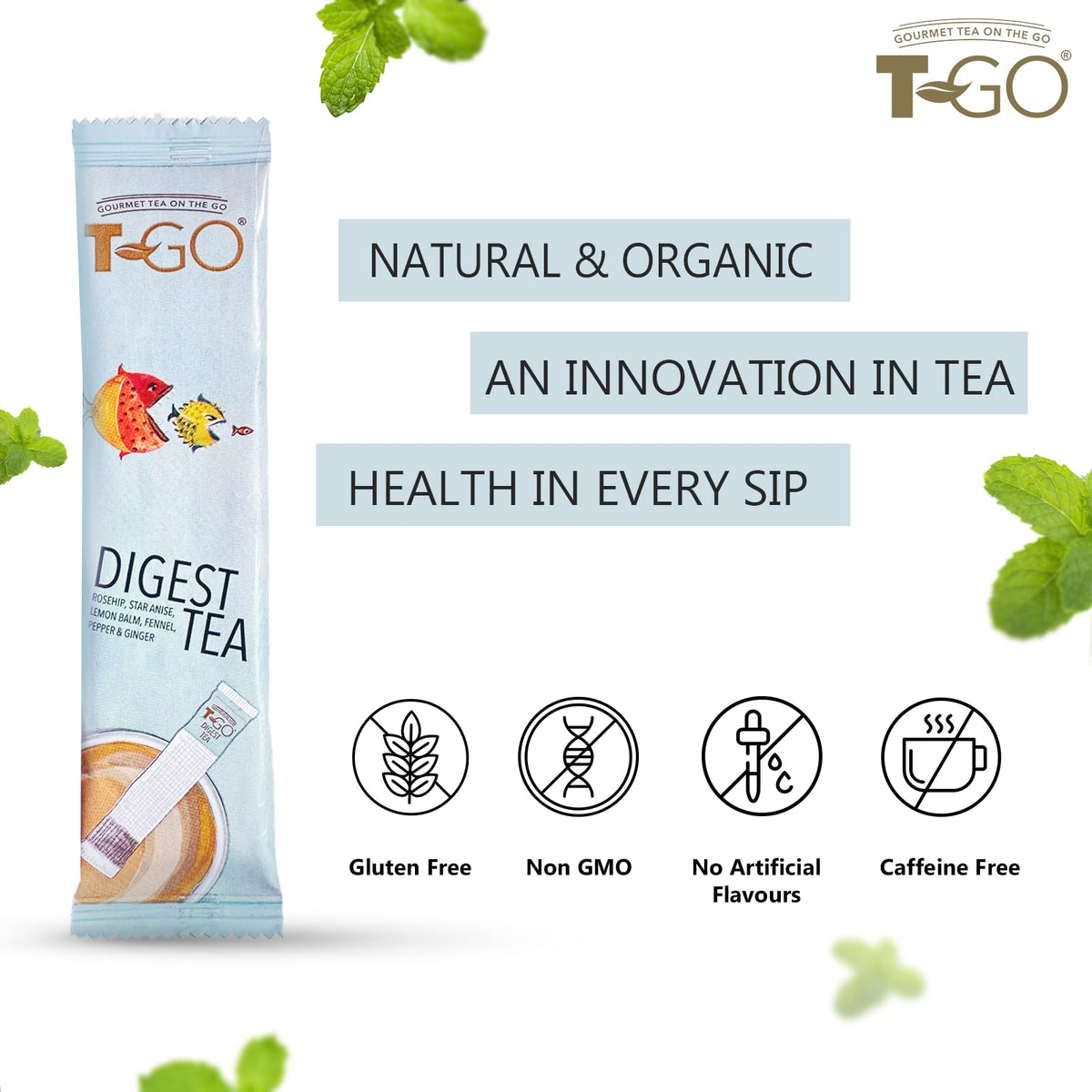 T-GO digestive wellness tea