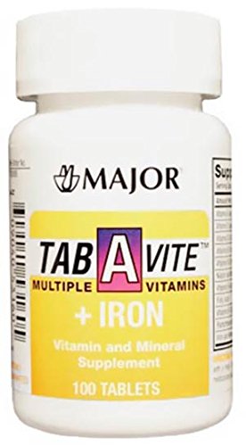Tab-A-Vite iron supplement tablets
