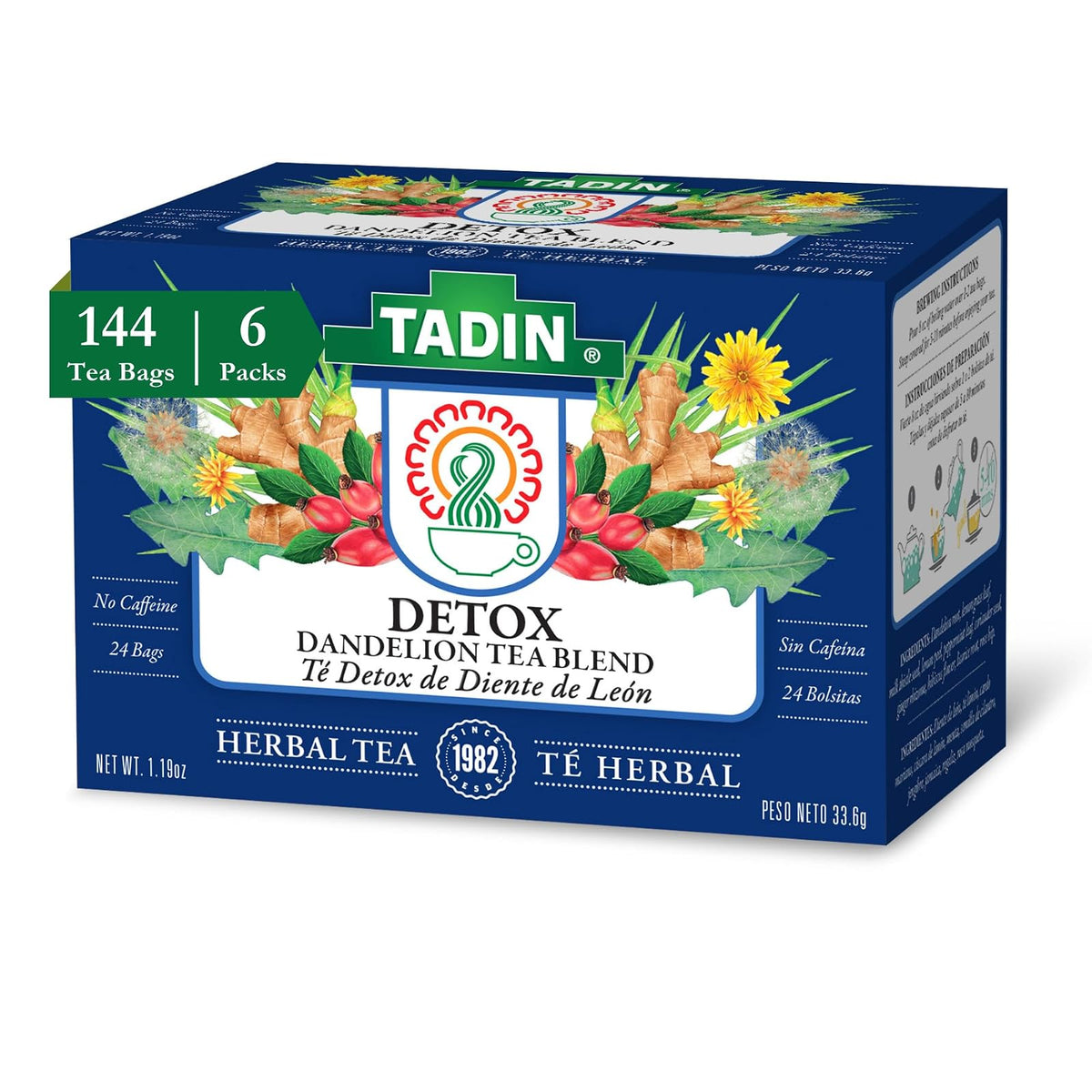 Tadin Detox Tea with Dandelion Root benefits