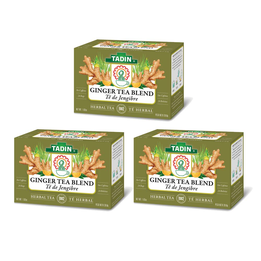 Tadin ginger herbal tea bags