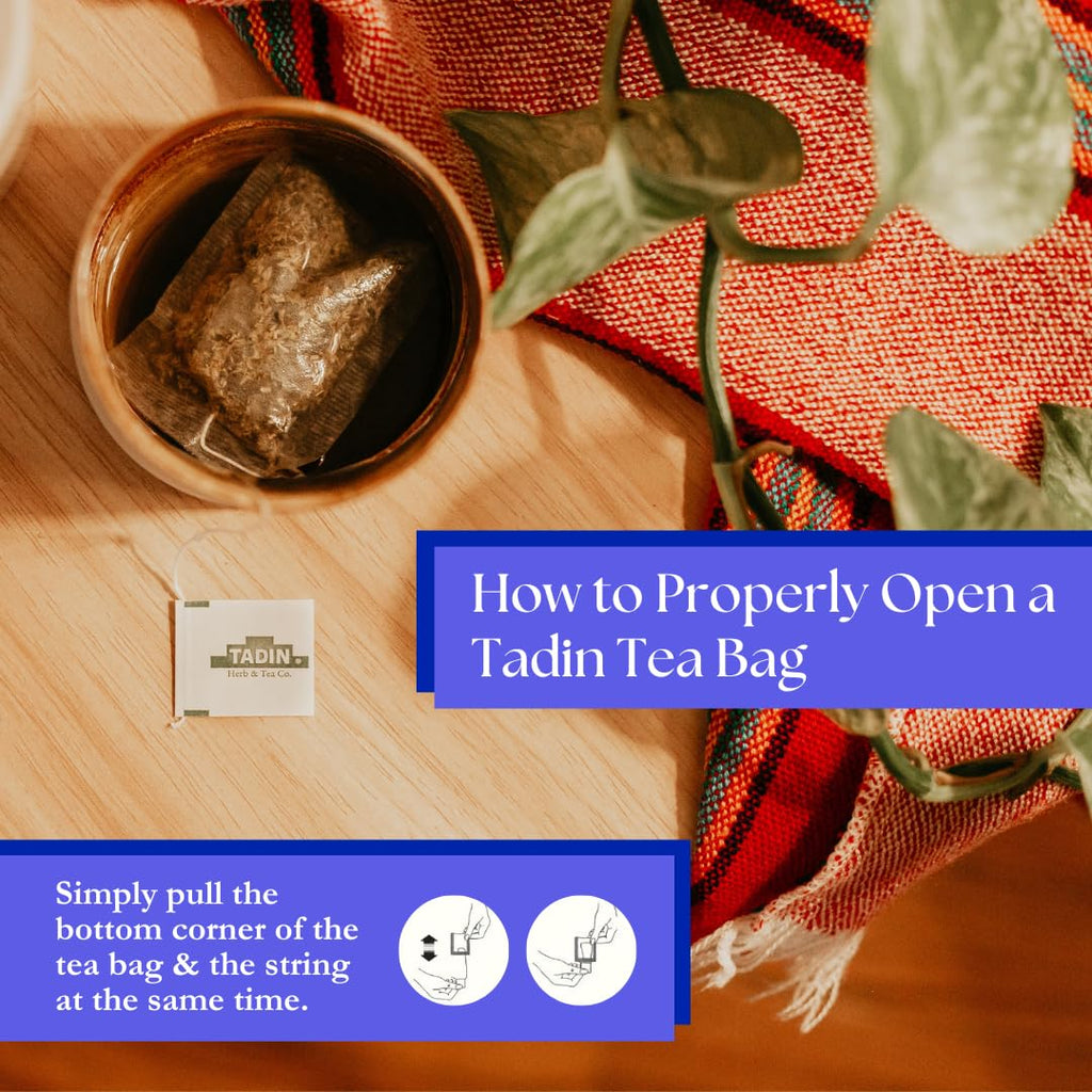 Tadin herbal tea for relaxation