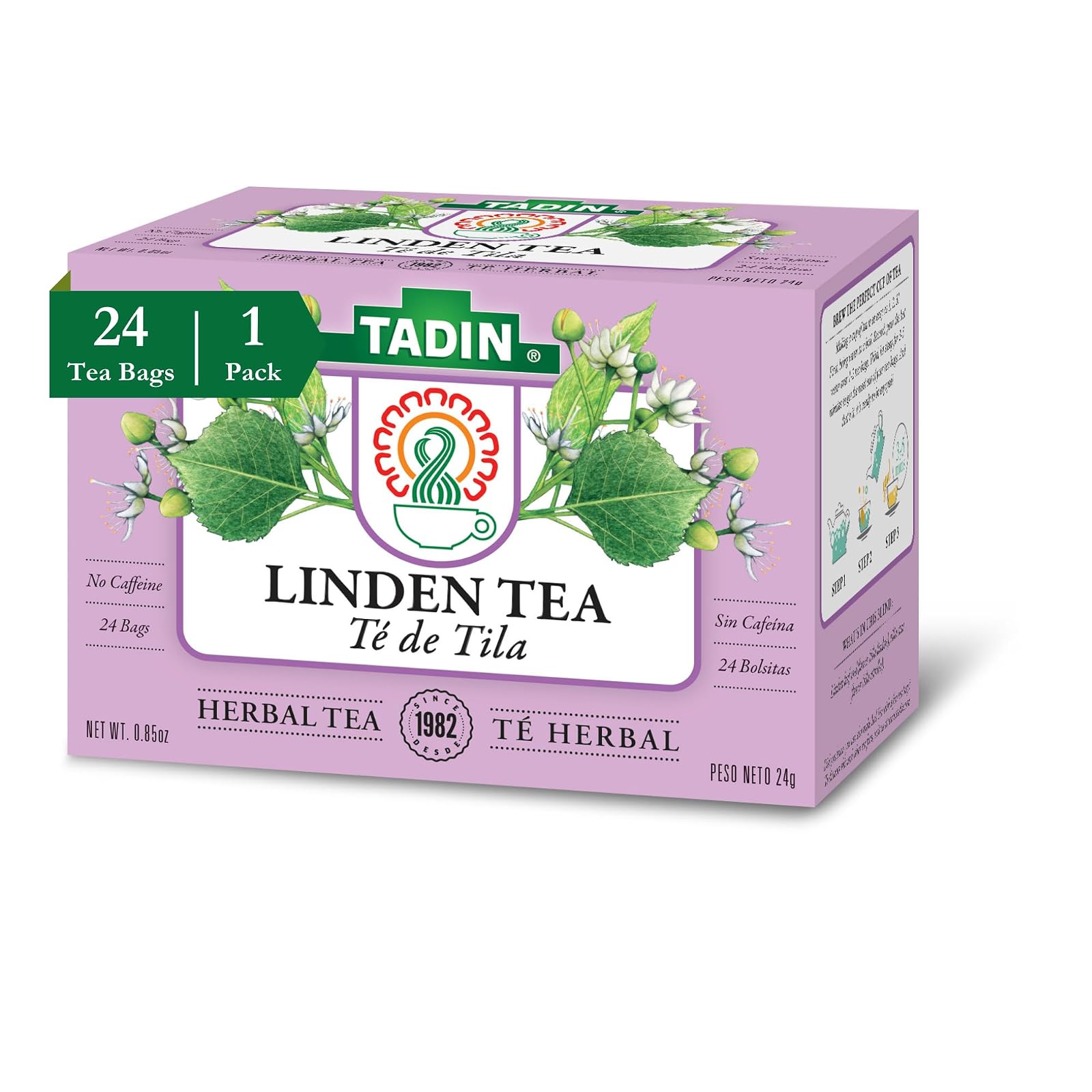 Tadin Linden Tea caffeine free bags