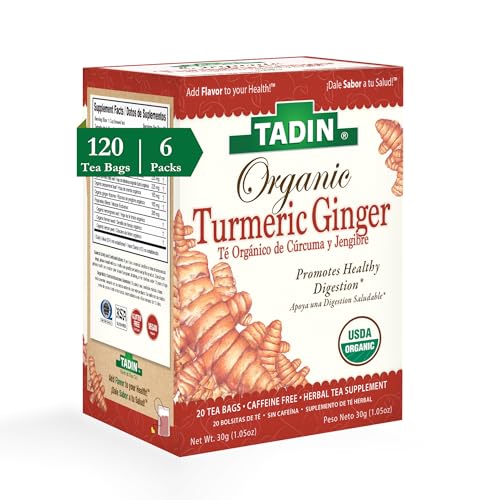 Tadin organic turmeric ginger tea bags