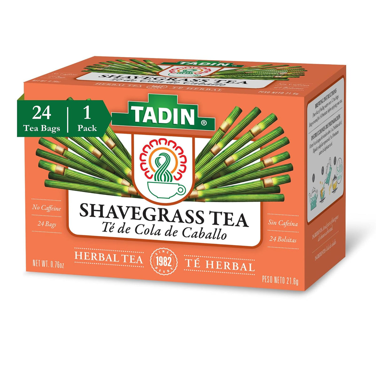 Tadin shavegrass tea caffeine free