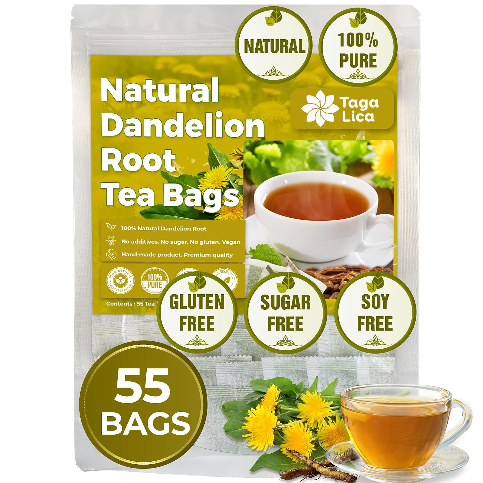 Tagalica dandelion root herbal tea