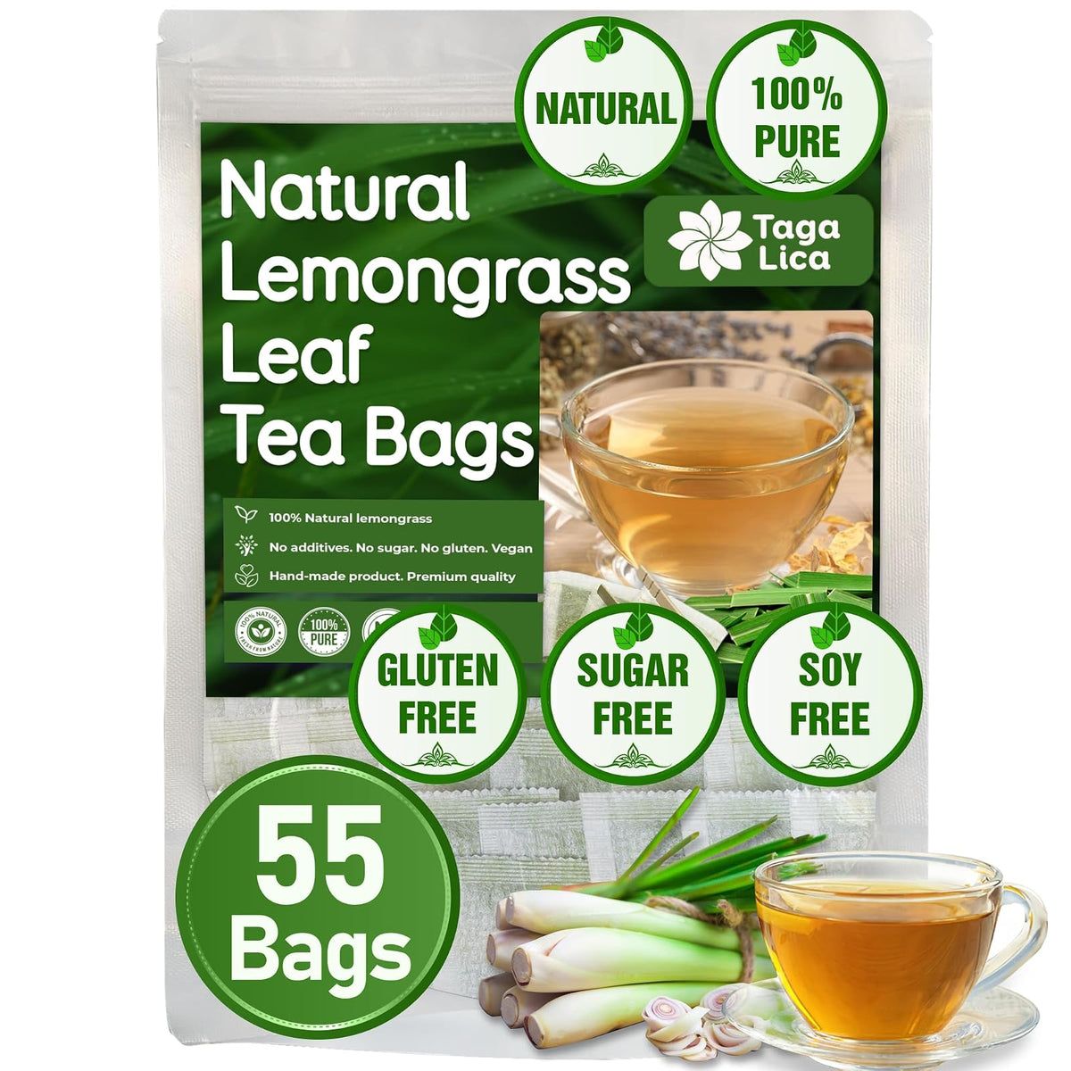 Tagalica lemongrass herbal tea bags