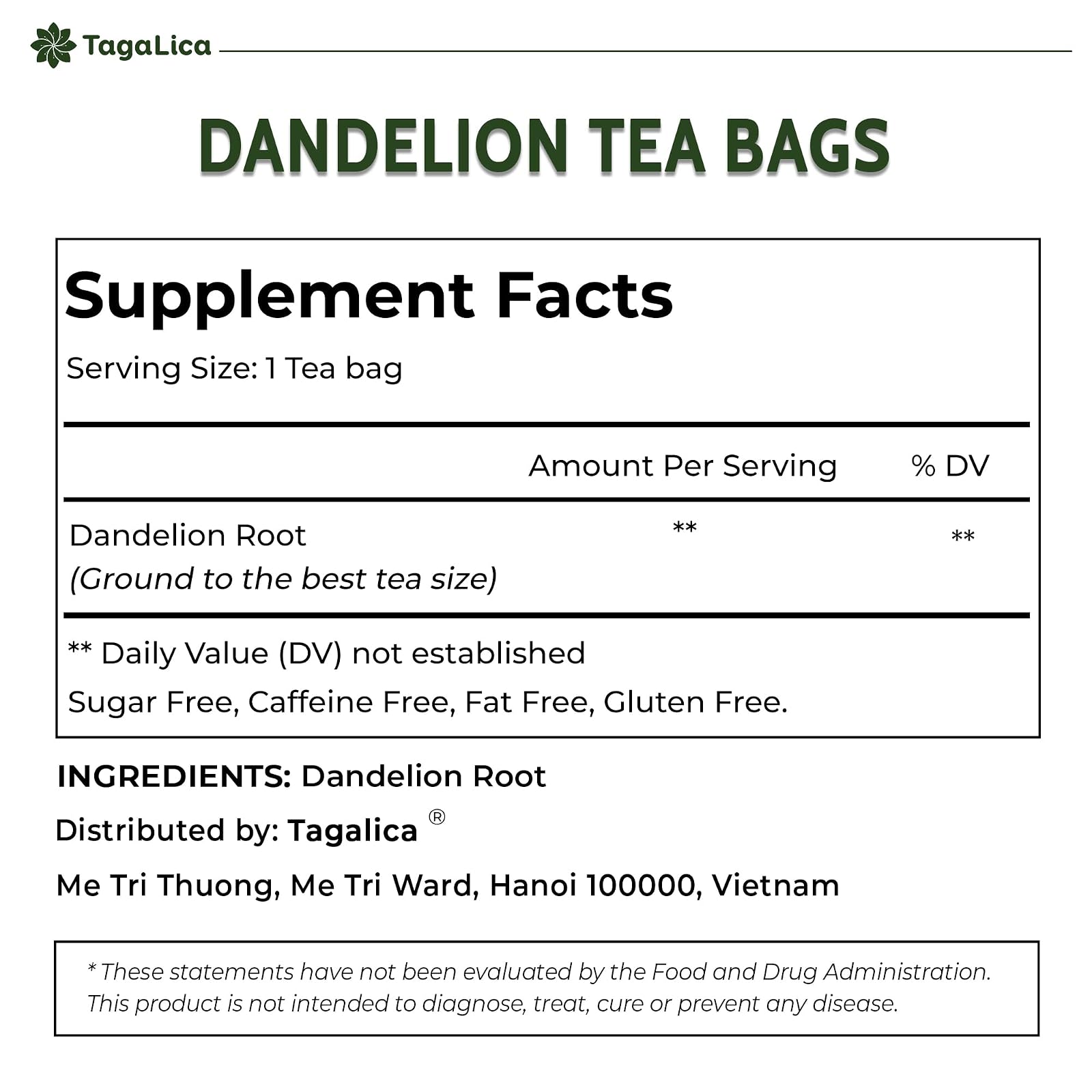 TagalicaTa herbal tea selection