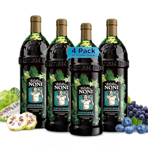 Tahitian noni juice with blueberries