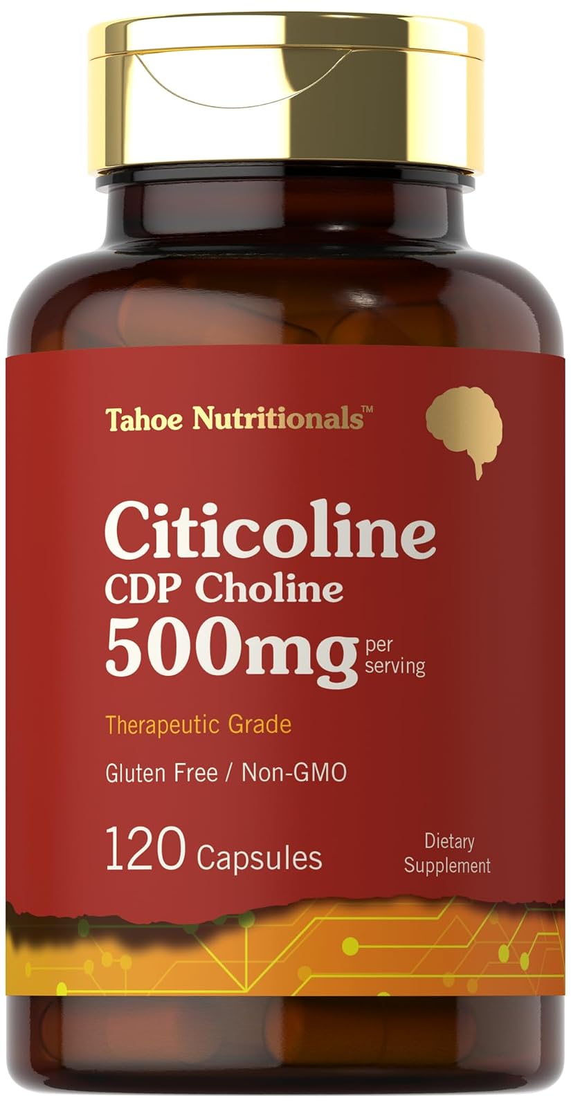 Tahoe Nutritionals Citicoline 500 mg capsules