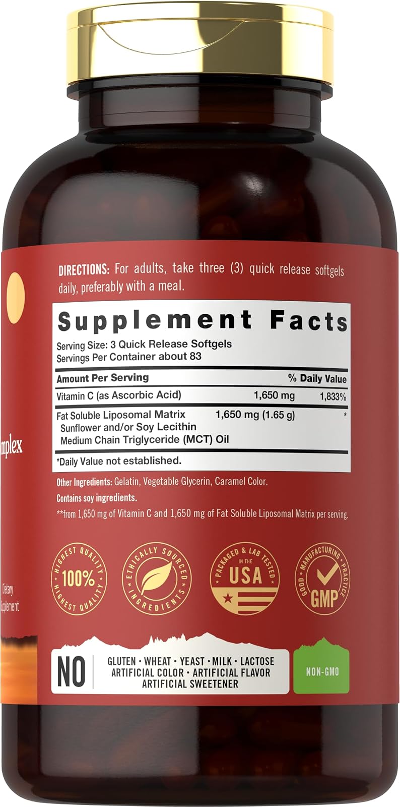 Tahoe Nutritionals vitamin c complex