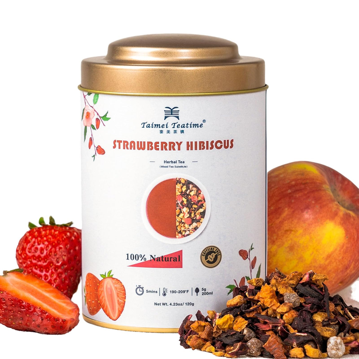 Taimei Teatime strawberry hibiscus herbal tea