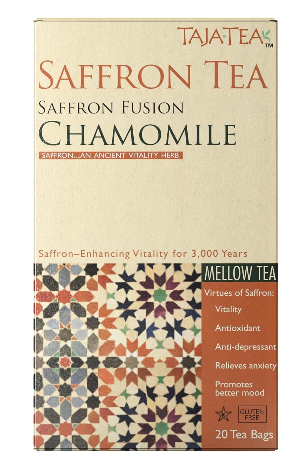 Taja herbal tea with saffron